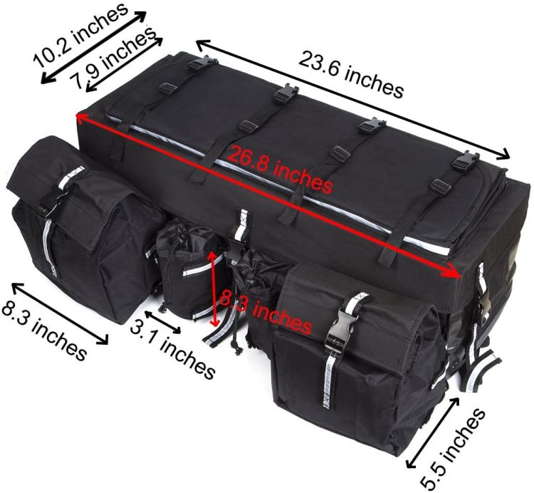 ATV Cargo Bag Rear Rack Gear Bag Storage MDSOB-2- Mydays Outdoor