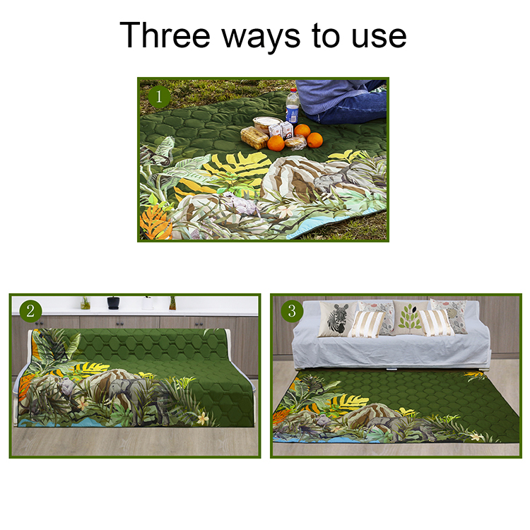 Sandproof Cotton Picnic Blankets Camping Mat MDSCM-1 - Mydays Outdoor